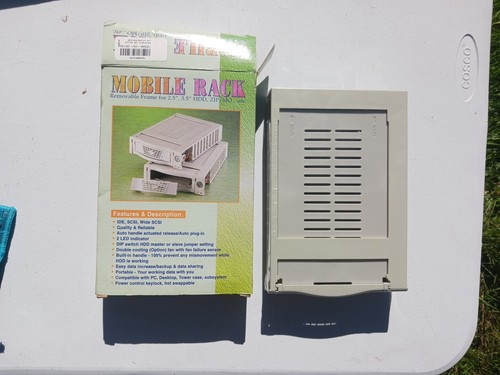 VIPOWER Mobil Rack VP-10KPF(IDE) Removable Frame 2.5" 3.5" Internal Fan ...