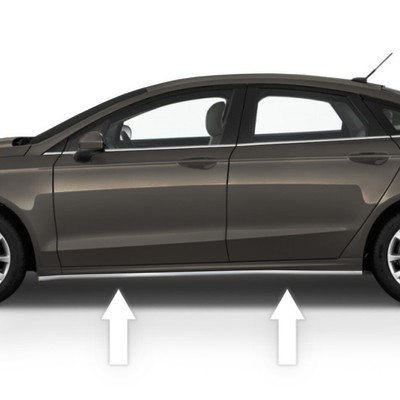 ROCKER PANEL CHROME TRIM SIDE MOLDING For FORD FUSION 13-17 14 15 16 | eBay