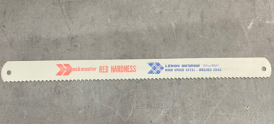 10pcs - 17" X 1-1/4" X .062 X 4T POWER HACK SAW BLADE LENOX HACKMASTER ...