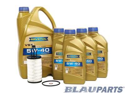 Oil Change Kit - Compatible with 2012-17 Mercedes CLS550 - 4.6L -5w40 ...