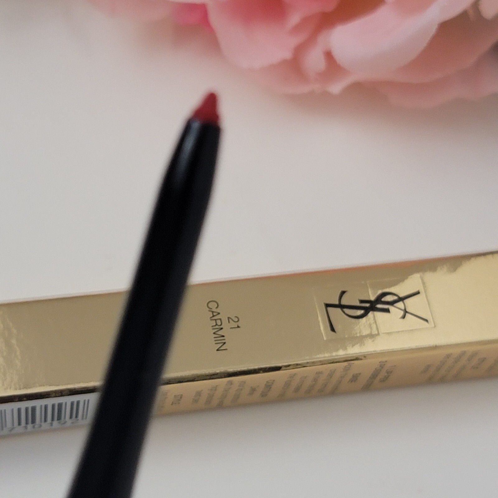 Yves Saint Laurent YSL The Lip Styler Base Contour Style 0.01 oz CARMIN ...