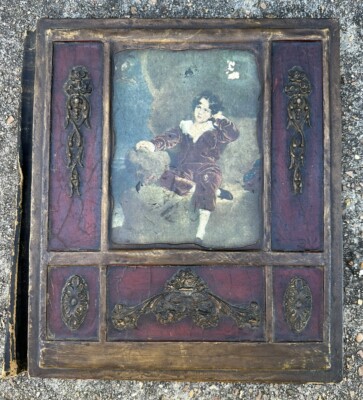 Antique Wood & Leather Book/Family Bible Cover | eBay