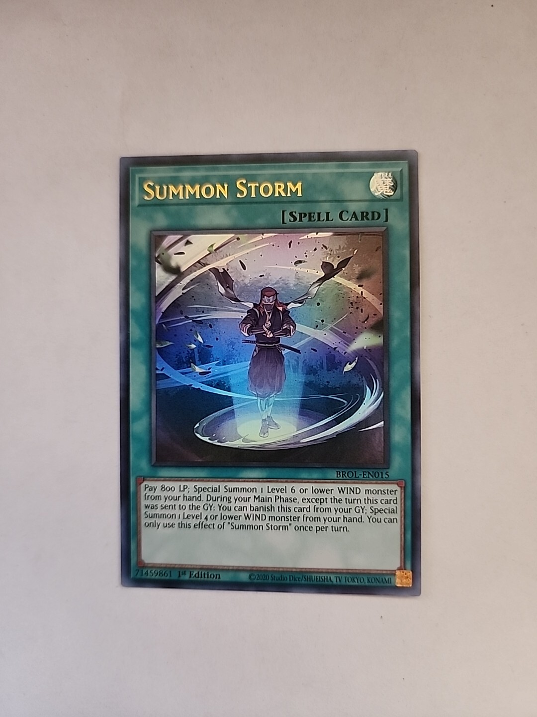 Yugioh x3 Summon Storm BROL-EN015 Ultra Rare 1st Edition NM | eBay