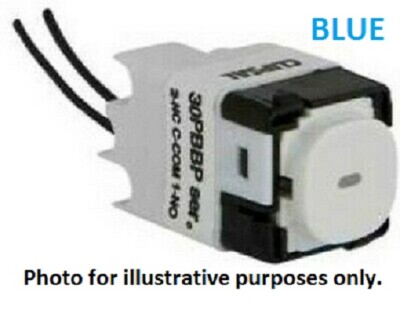 Clipsal MOMENTARY PUSHBUTTON SWITCH 16A 250V Bell Press,Blue LED ...