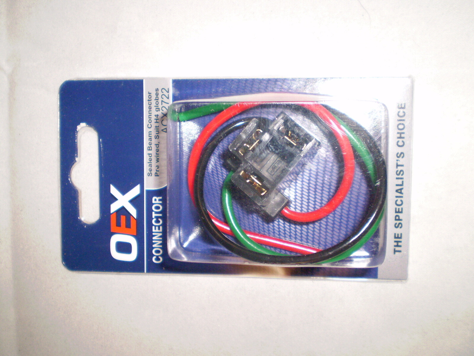 HEADLIGHT PLUG H4 SEALED BEAM CONNECTOR PRE WIRED FOR H4 GLOBES 3 PIN ...