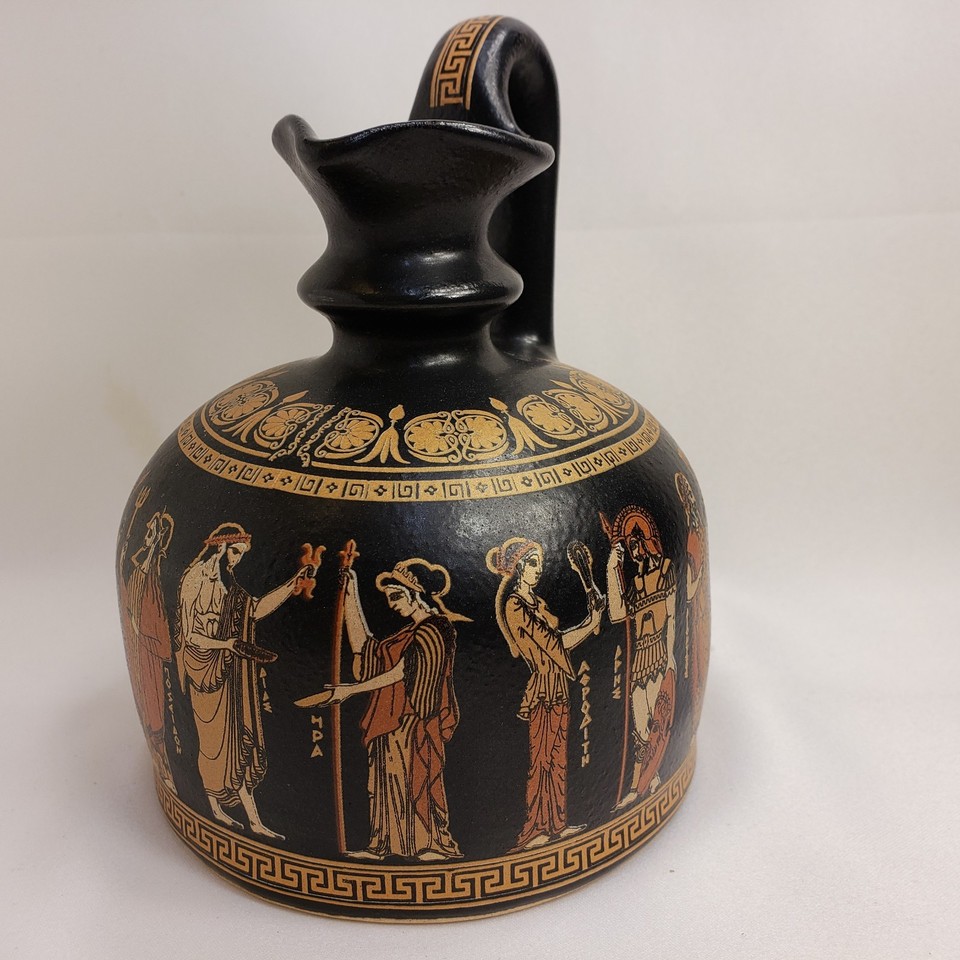 Aphrodite Demeter Athena Hera Zeus Ancient Greek Art Rare Pottery Vase ...