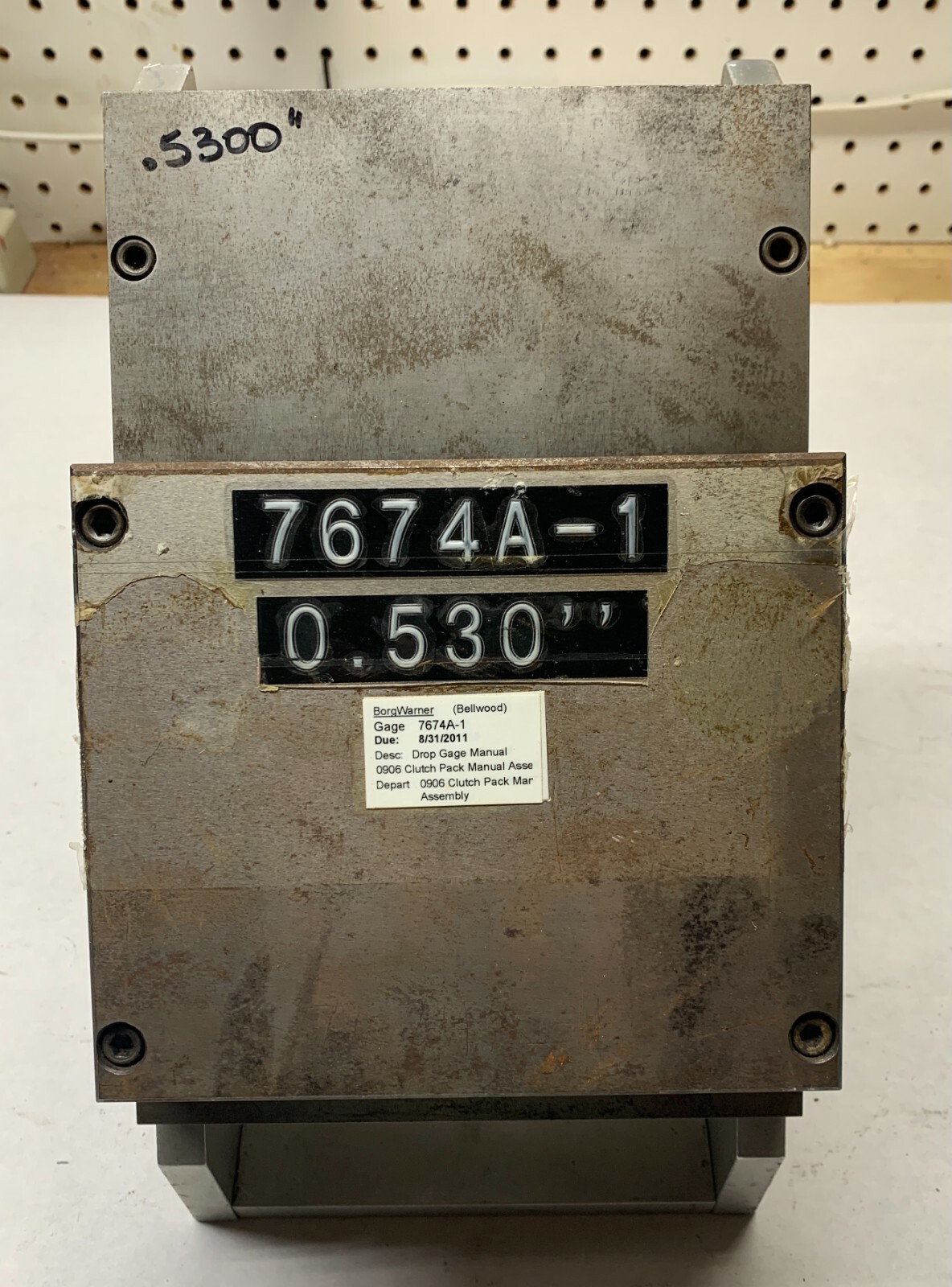 PRECISION GAGE Manual Drop Gage Flatness Gage - ST-7674A - Size .5300 ...