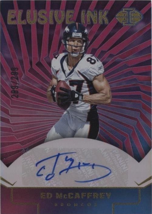 2024 Panini Illusions - Elusive Ink Ed McCaffrey #EI-EMY /299 (AU) for ...