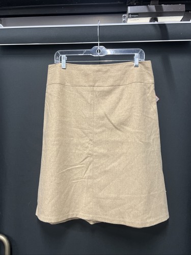 Banana Republic Camel Tan Wool A-Line Classic Old Academia Skirt Size ...
