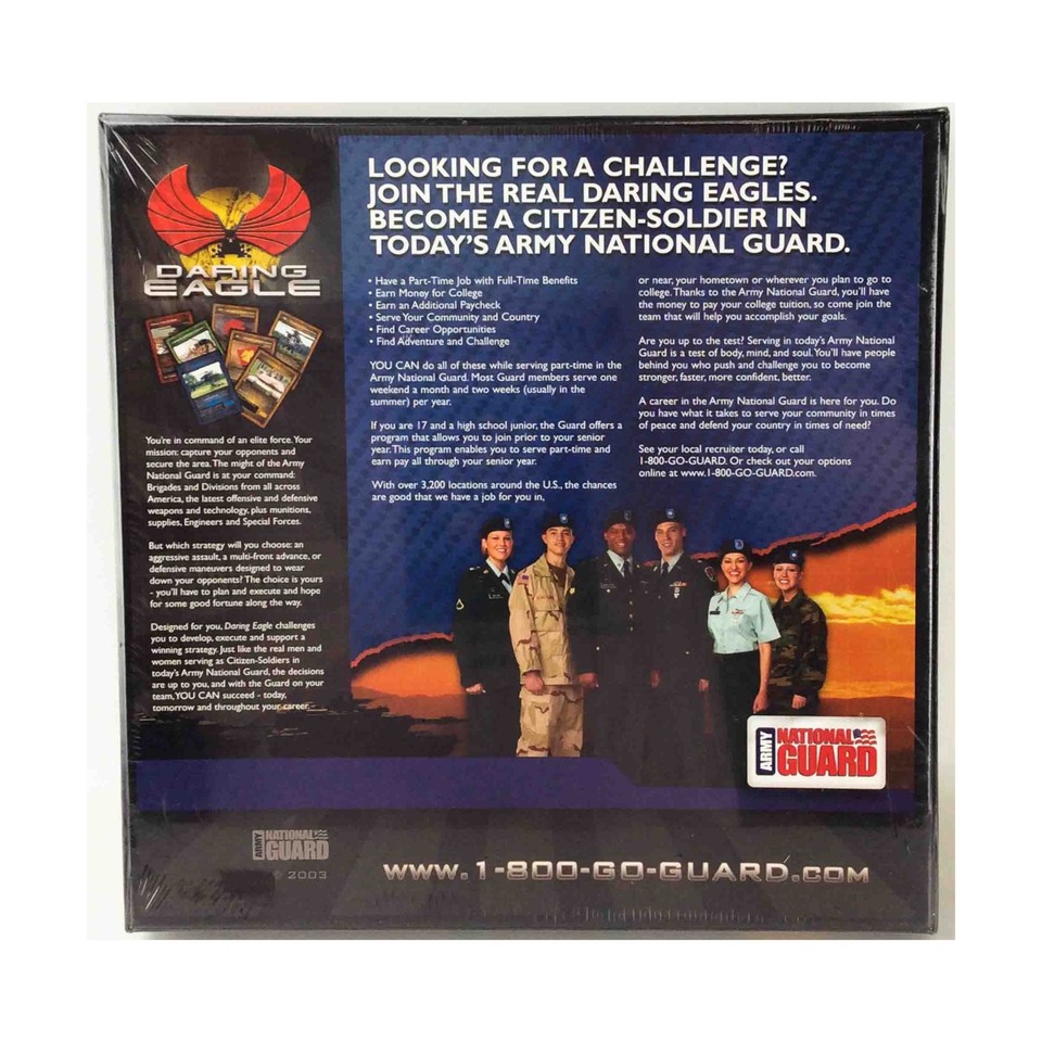 Army National Guard Wargame Daring Eagle (Regular Box) Box NM | eBay
