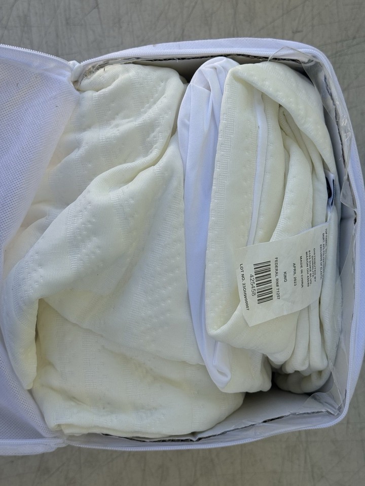 Sleep Number Total Protection Mattress Pad FLEXTOP King White 425458 ...