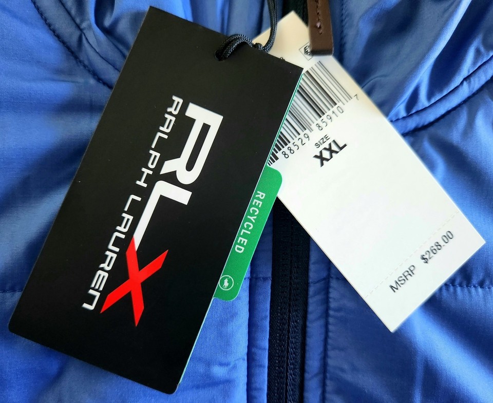 🔥$268🔥RLX Ralph Lauren Jacket Men's Golf Full Zip CoolWool Hoodie ...