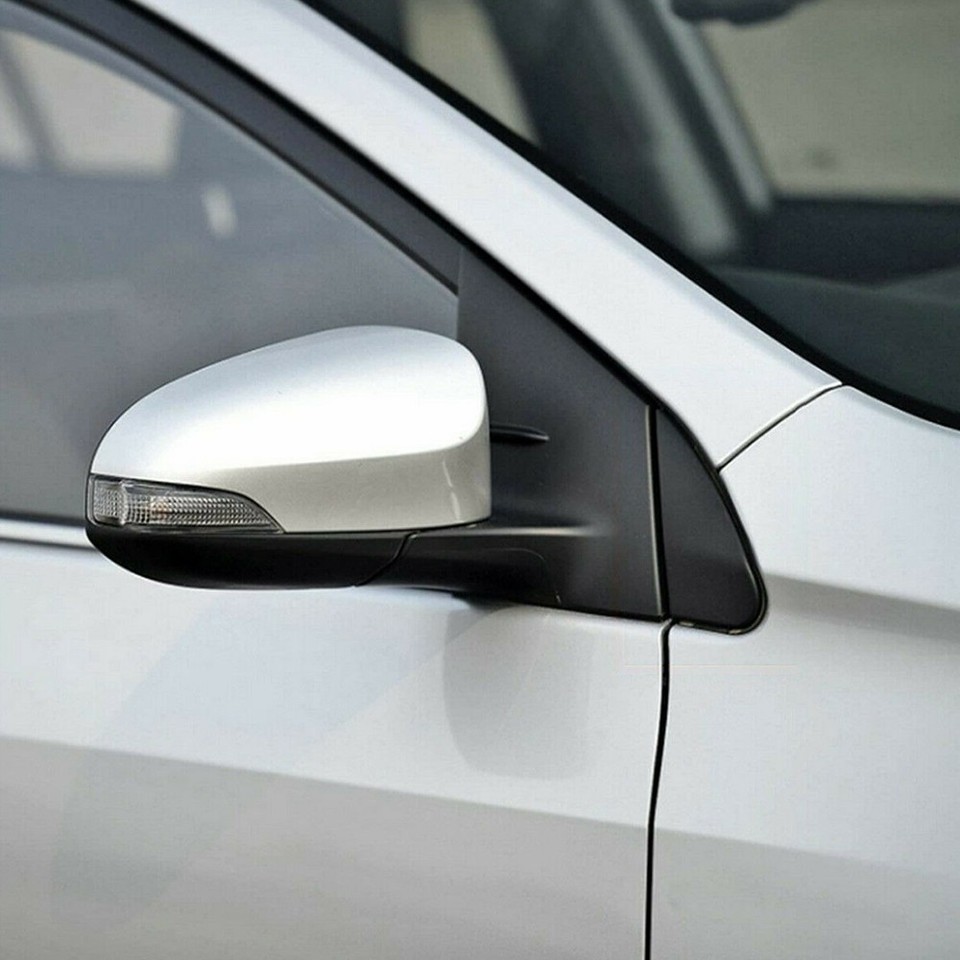 Side Mirror Corner Triangle Molding Cover 2Pcs Trim For Toyota 2014-16 ...