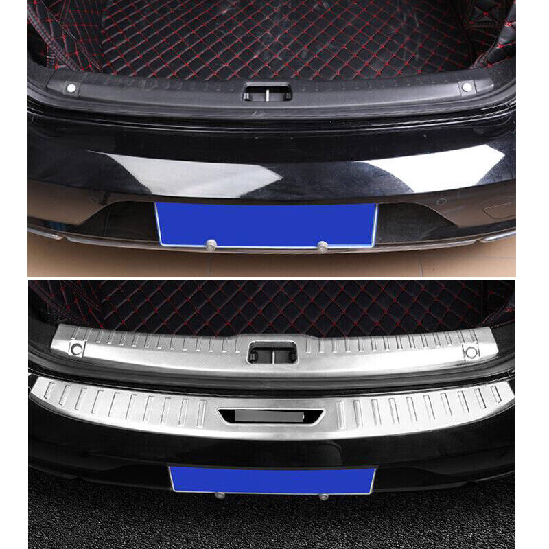 2pcs For 2017-2020 Volvo S90 Inner & Outer Rear Bumper Protector Sill ...