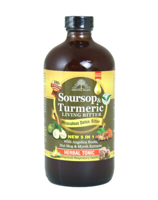 Soursop & Turmeric Detox Living Bitters By Essential Palace 5 In 1 ...
