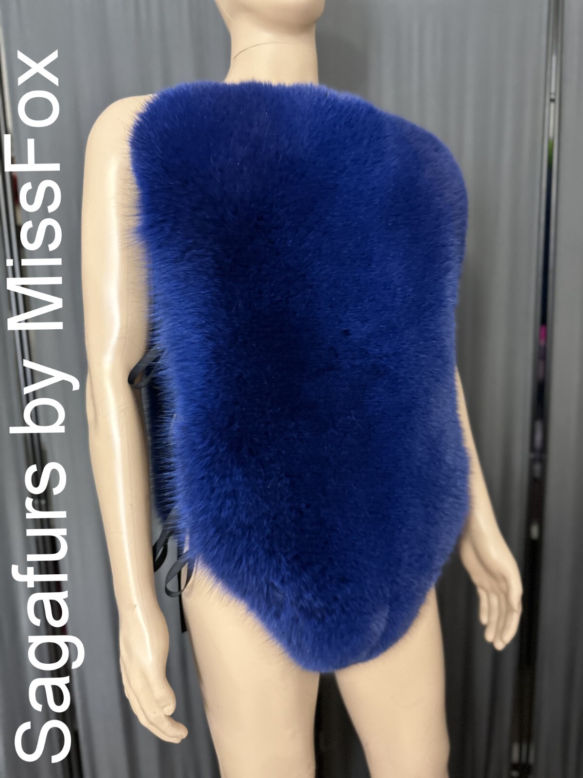 Sagafurs Blue fox rex rabbit body suit for men | eBay