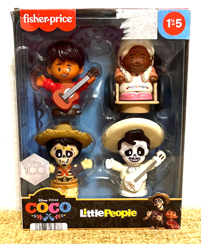 Fisher Price Little People Disney Pixar Coco Figure 4 Pack Toys -New ...