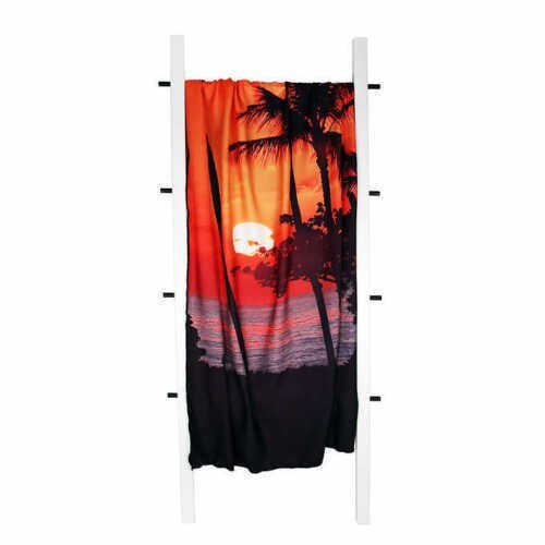 NWoT Whitley Willows Adult Unisex Beach Towel 35" x 70" Orange Sunset ...