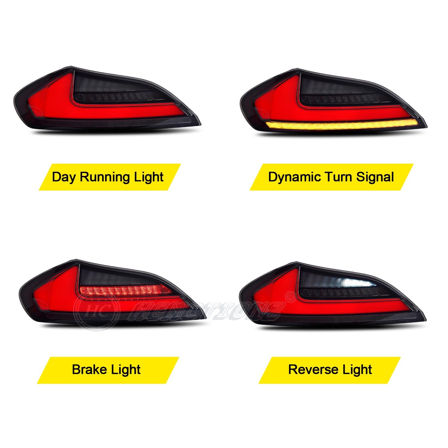 HCmotion 2009-2016 BMW Z4 E89 LED Tail Lights Animation Rear Lamp ...
