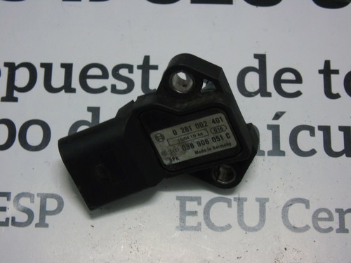 MANDO SENSOR DE PRECION VW AUDI 0281002401 038906051C 0 281 002 401 038 ...