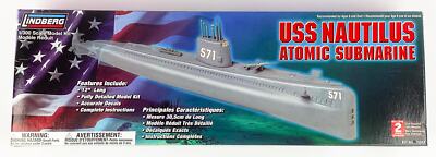 Lindberg 70884 Atomic Submarine USS Nautilus 1/300 Scale Plastic Model ...
