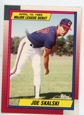 1989 TOPPS MAJOR LEAGUE DEBUT #115 - JOE SKALSKI - CLEVELAND INDIANS | eBay