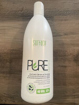 SURFACE PURE Color Enzyme Cream Activator 40 Vol. 12% 33.8 fl.oz ...