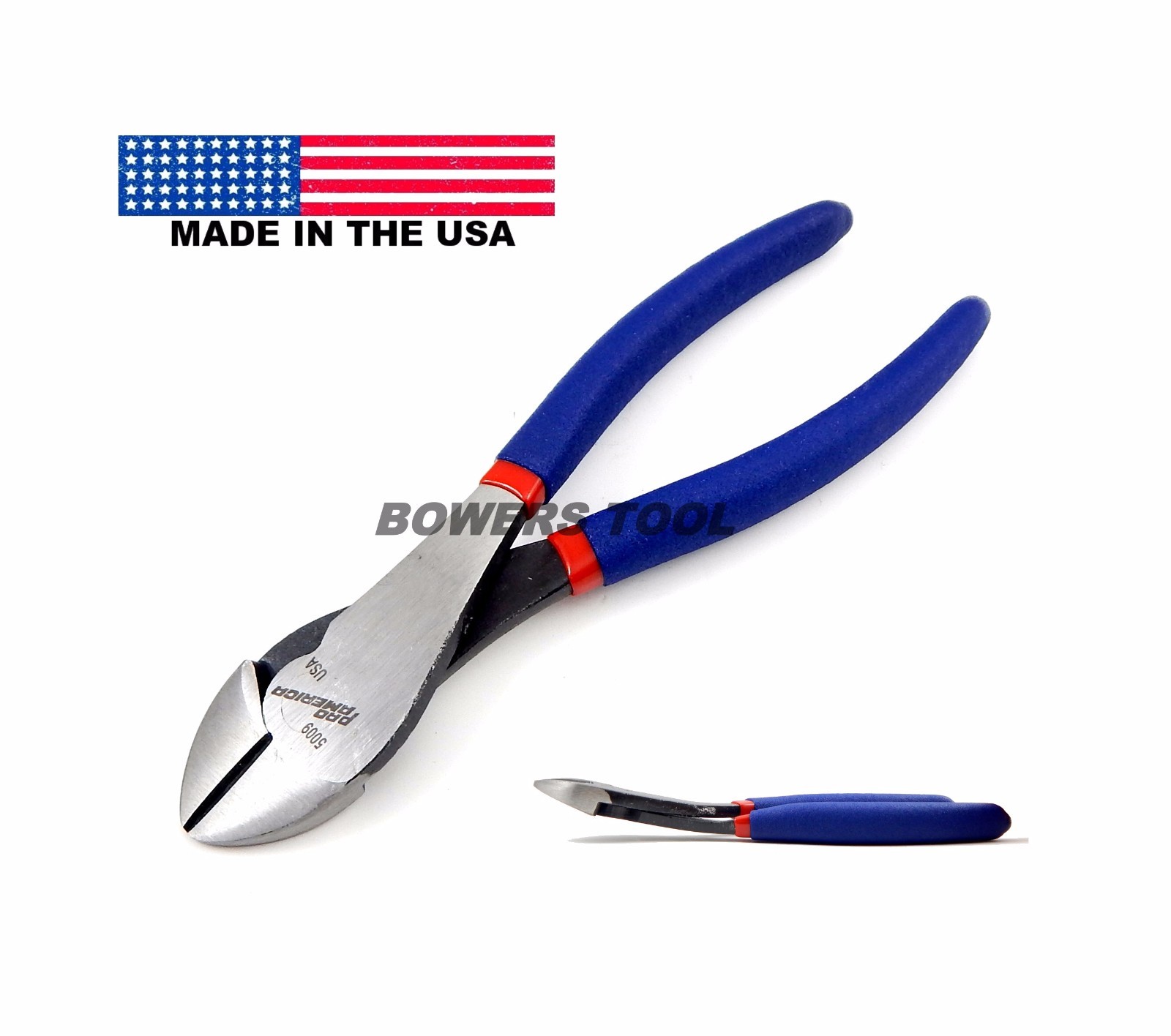 Pro America 7 in. Offset Angled Diagonal Cutters Wire Cutter Pliers ...