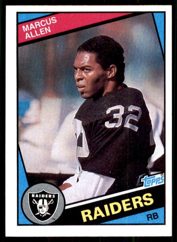1984 Topps Football Marcus Allen Oakland Raiders #98 | eBay