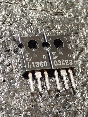 2SA1360 and 2SC3423 Toshiba Transistors Veb matched to within 0.20% ...