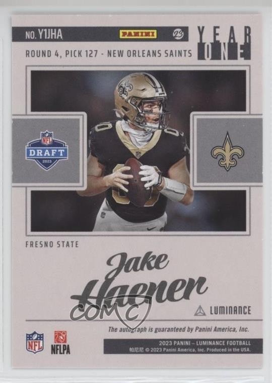 2023 Panini Luminance Year One Signatures Green Josh Whyle Rookie Auto ...