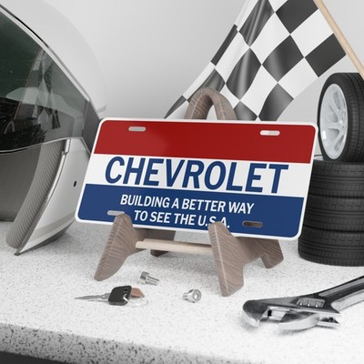 Vintage Style Chevrolet Dealer Plate Design “Building A Better Way ...