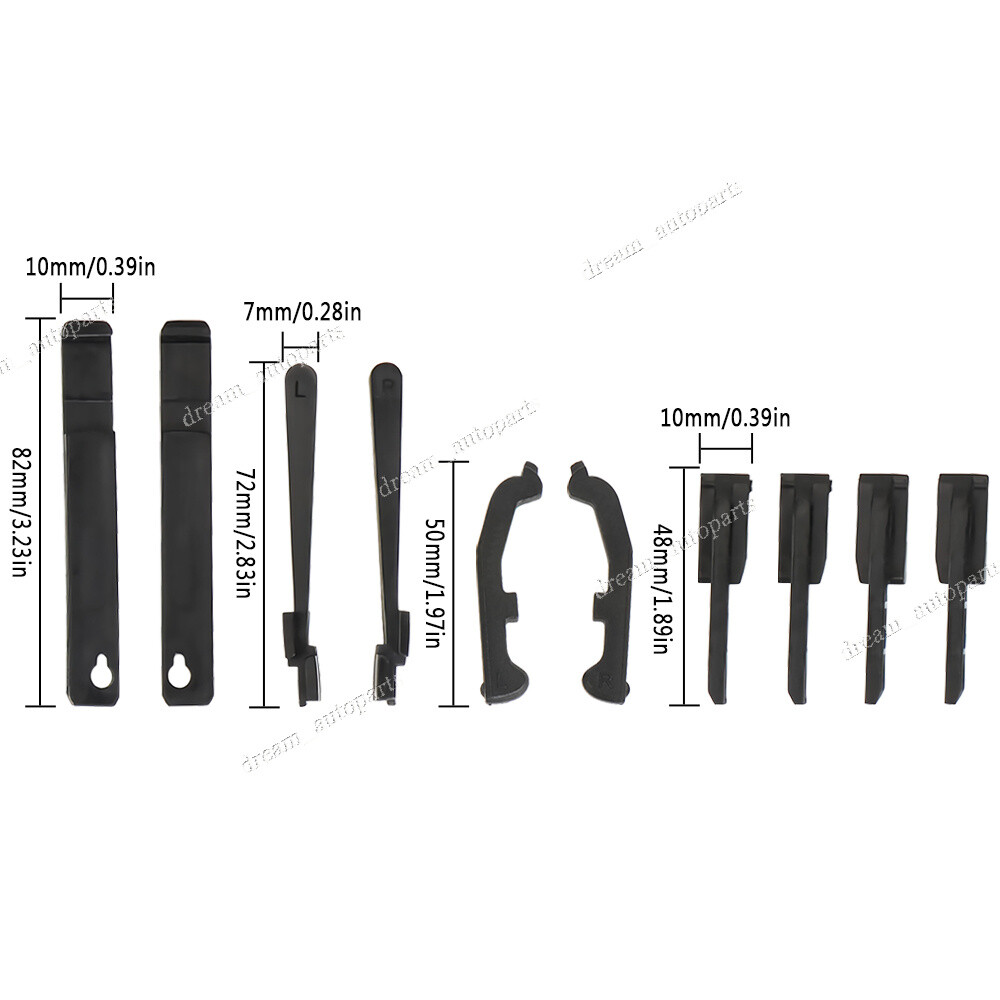 10x Sunroof Sunshade Slider Board 54107198762 For BMW E70 F15 F85 X5 ...