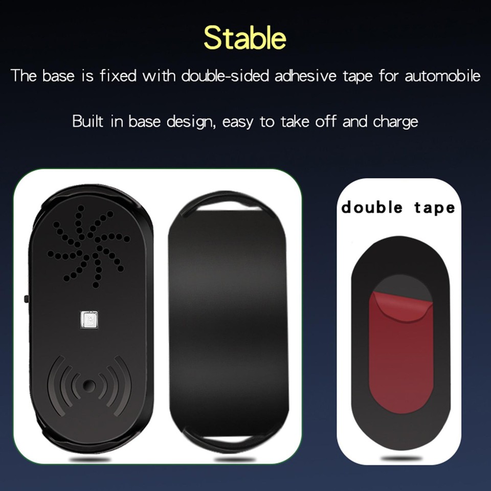 Car Door Alarm Sensor Car Alert Wireless Vibration Sensor Anti-theft ...