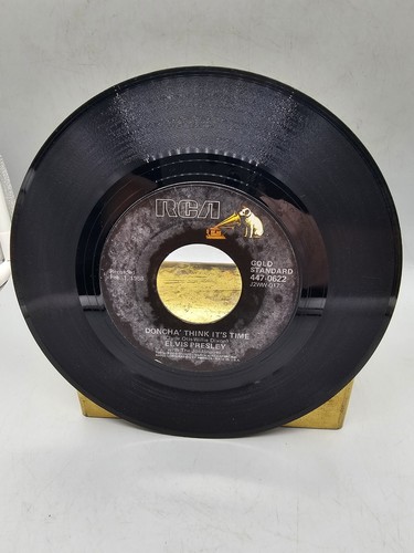 Elvis Presley (45 RPM Vinyl) Doncha' Think it's Time / Wear my Ring ...