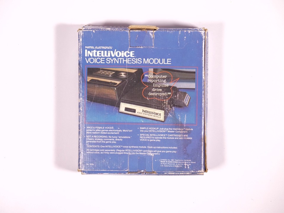 PROMOTIONAL BOXED Mattel Intellivision Video Game Console ...