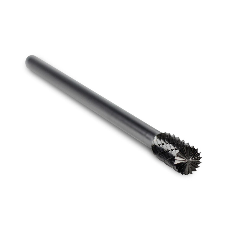 BHA Long Tungsten Carbide Burr Rotary File, Double Cut - 6 inch x 1/4 ...