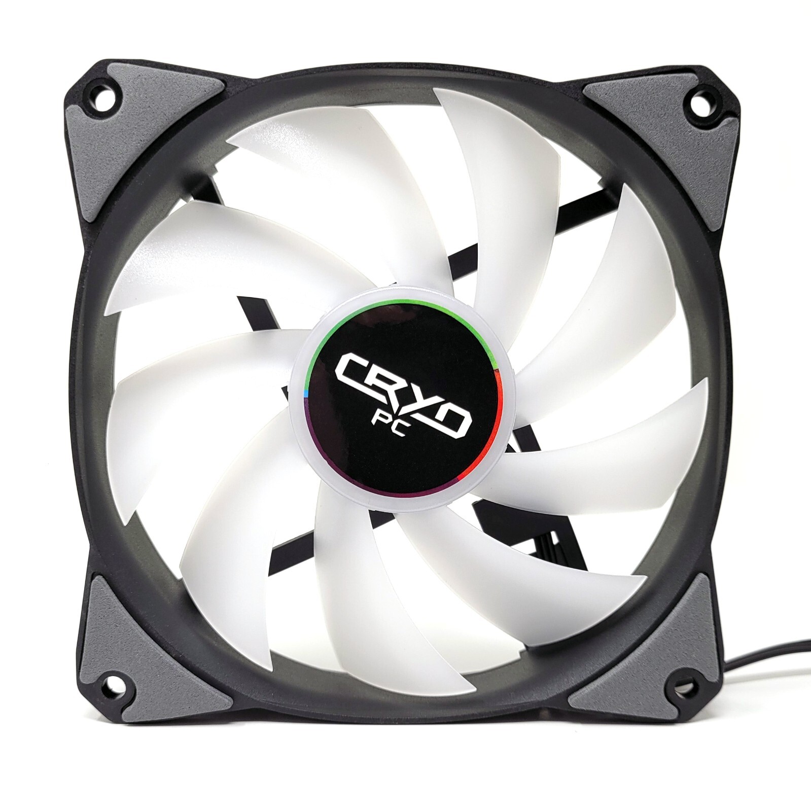 120mm Computer Case Fan Rainbow LED, 3pin + Molex, PC Cooling, RGB ...