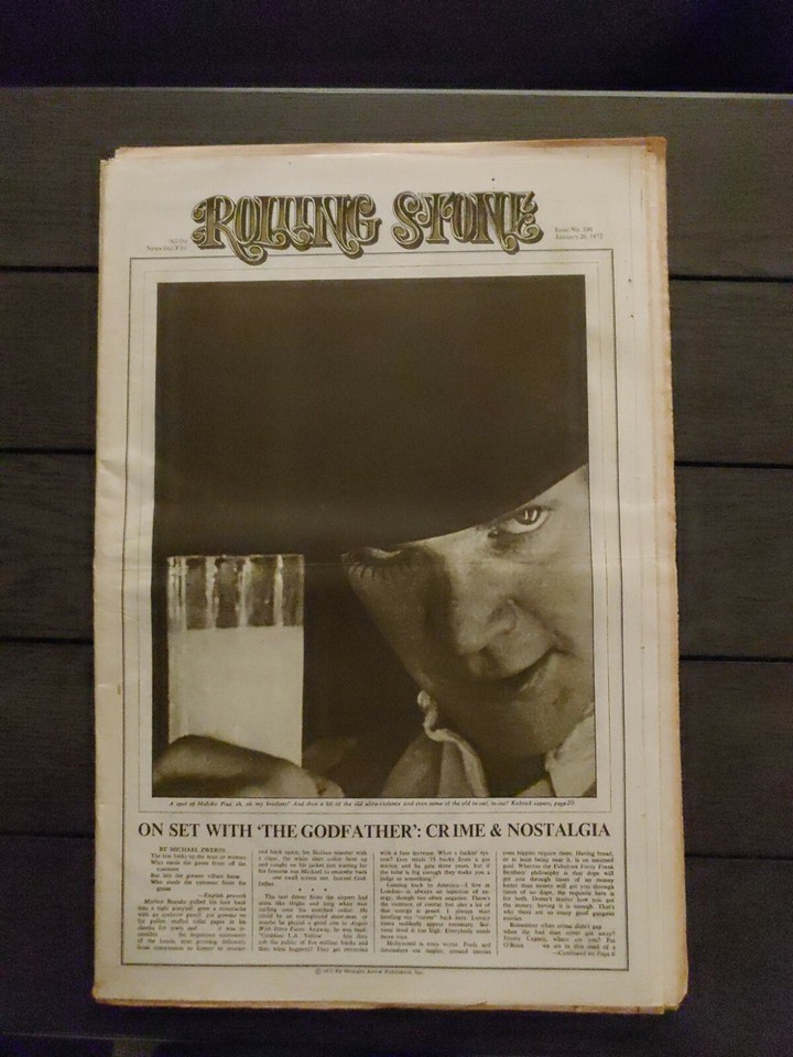 1972 JANUARY 20 ROLLING STONE MAGAZINE - FLAT #100 JERRY GARCIA (MH126 ...