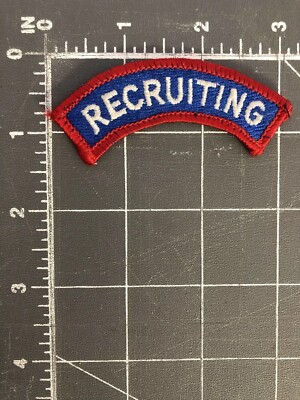 USA United States US Army Recruiting Patch USAREC Recruiter Command ...
