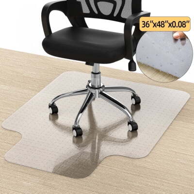 Non Slip Office Chair Desk Mat Floor Computer Carpet Protector PVC ...