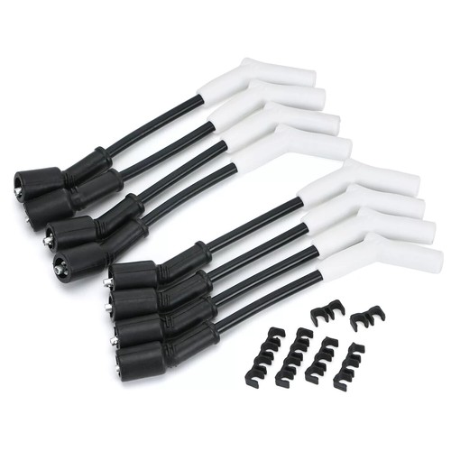 8Pcs 9070C Spark Plug Wires Ceramic Boot Set For Chevy LS3 LS7 LT 4.8L ...