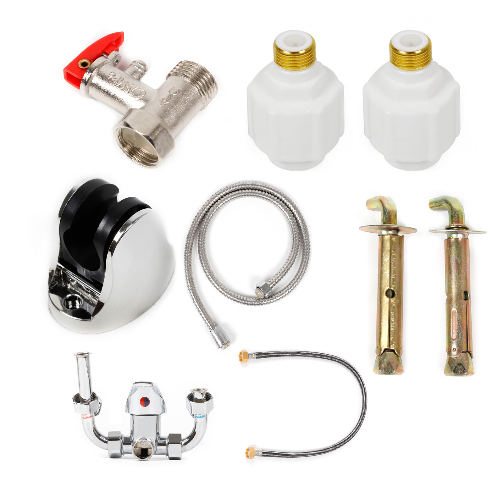 Electric Hot Water Heater Boiler LED Display Cylinder Storage Tank ...