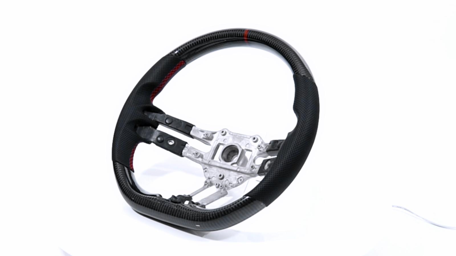 W/heated carbon fiber Steering Wheel Mercedes-Benz W205 C63 AMG CLA GLE ...