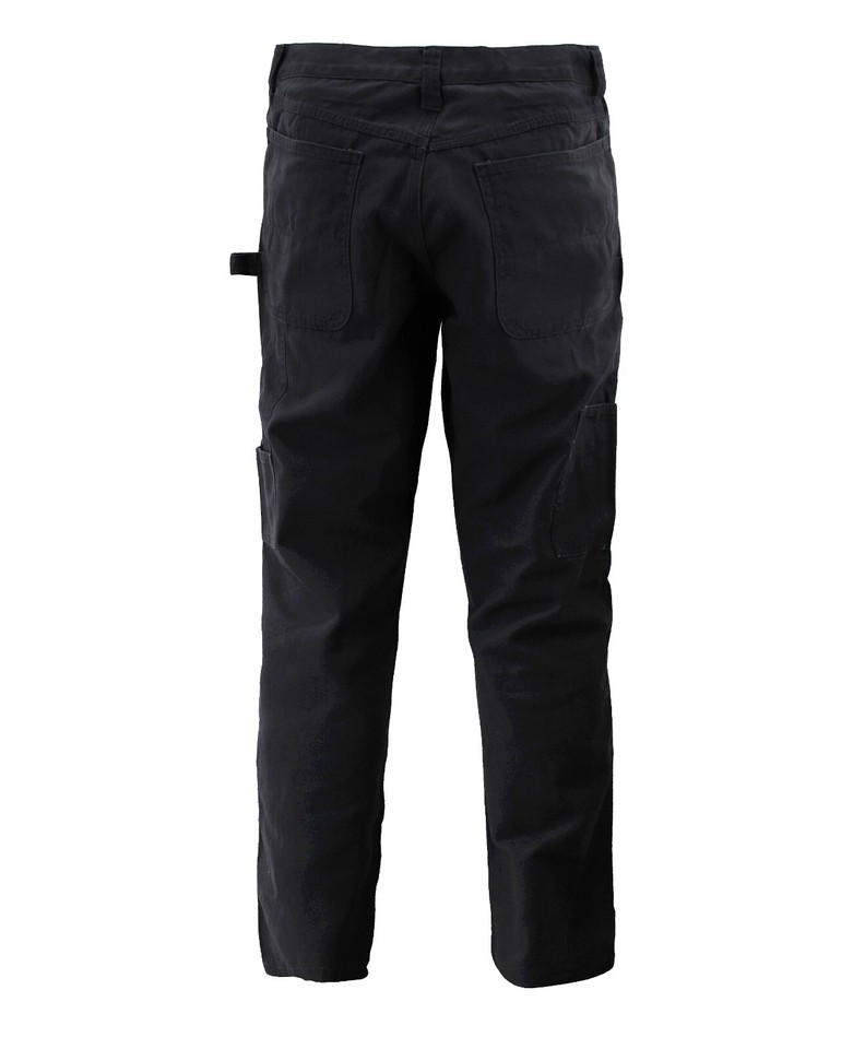 Men's Classic Fit Carpenter Work Jeans Hammer Loop Cotton Denim Pants ...