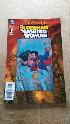 SUPERMAN / WONDER WOMAN FUTURES END #1 NM 2014 DC Comics 3-D Cover | eBay