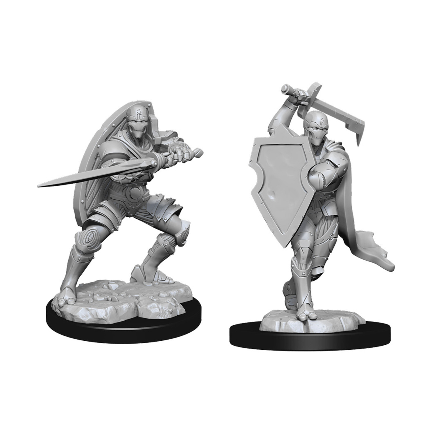 WizKids D&D Mini 28mm Warforged Fighter Pack New | eBay