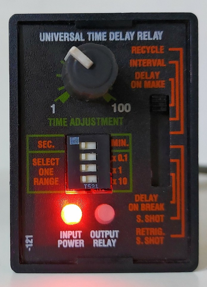 TRU1 Knob Adjustable Universal Time Delay Relay Series | eBay