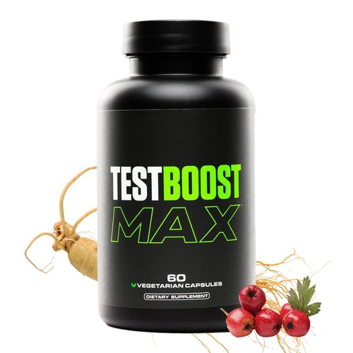 TEST BOOST Max Build Muscle Men Supplements Liquid CAPSULES *60 Weight ...