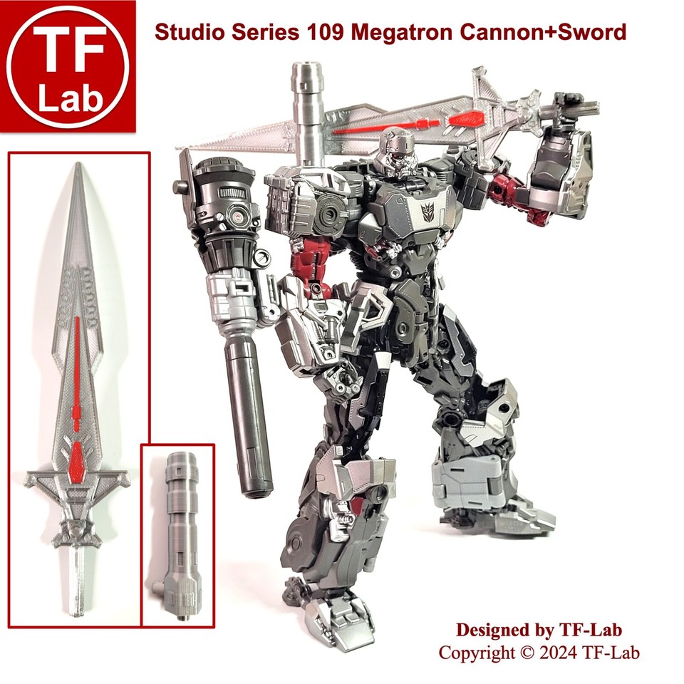 Studio Series SS 109 Megatron Cannon + Sword Upgrade Kit Transformers ...